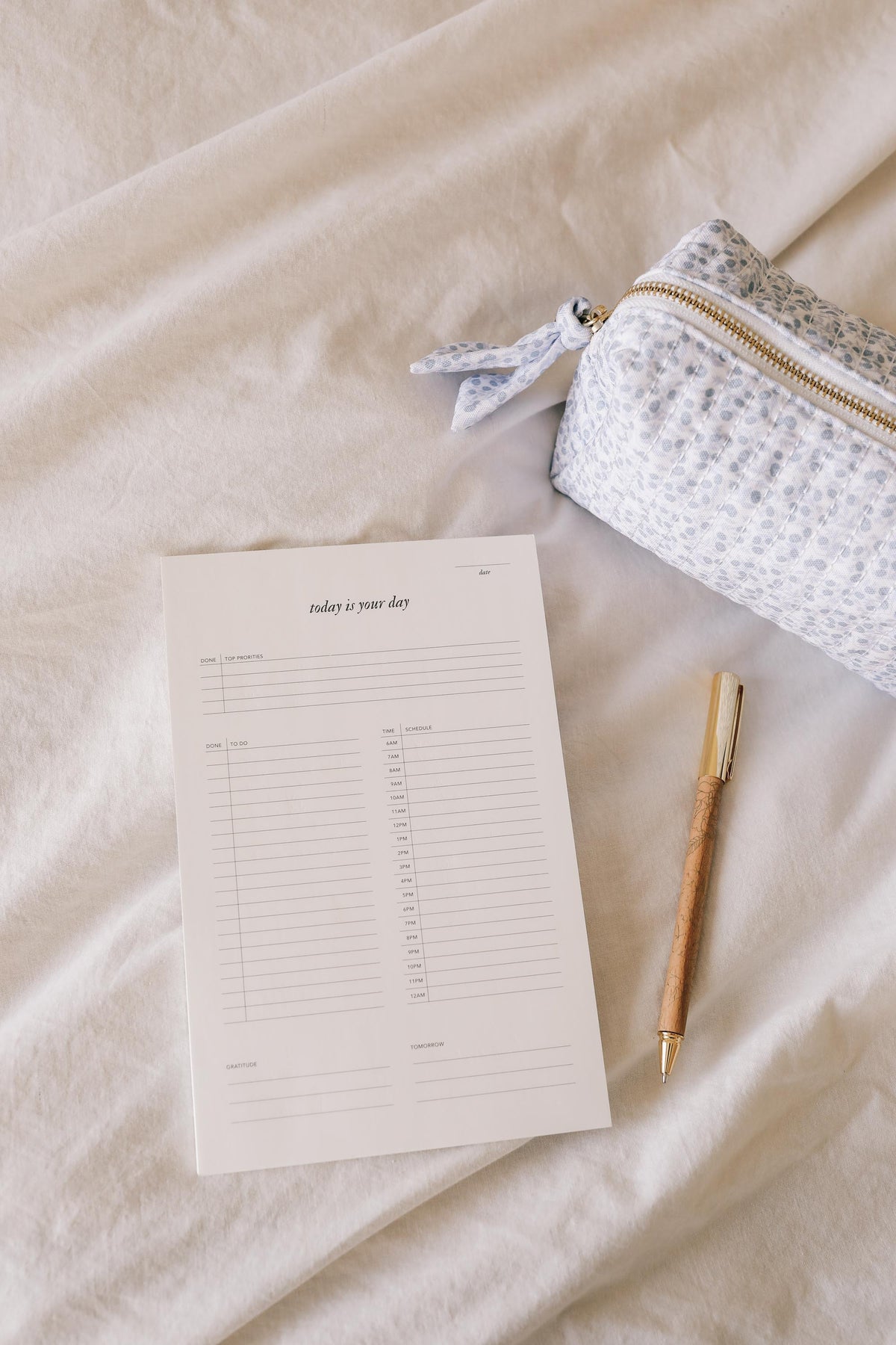 Today is Your Day Daily Notepad - Transform your daily planning