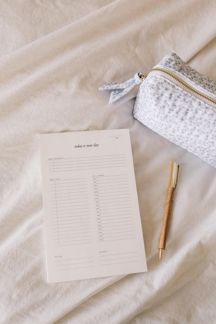 Today is Your Day Daily Notepad - Transform your daily planning